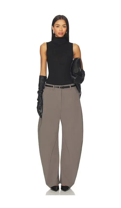 EAVES Sleeveless Knit Mockneck