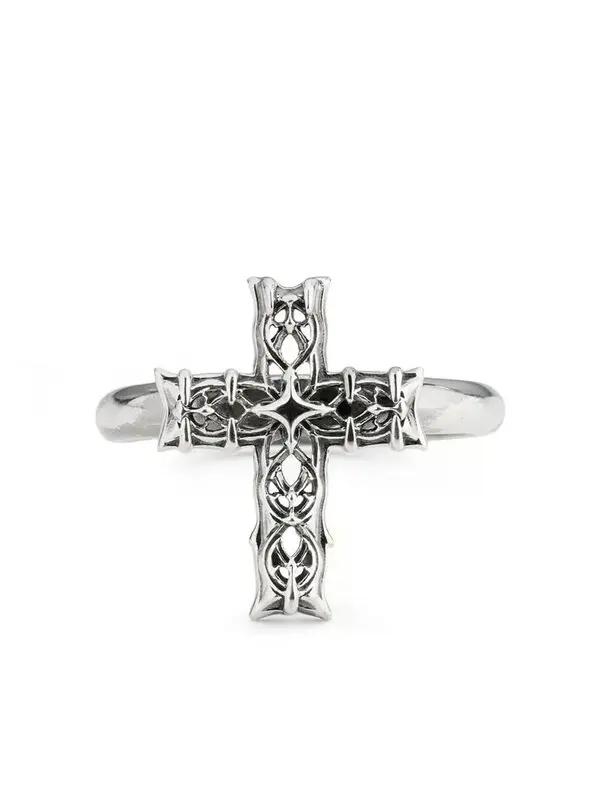 Emanuele Bicocchi Cross Ring - Silver