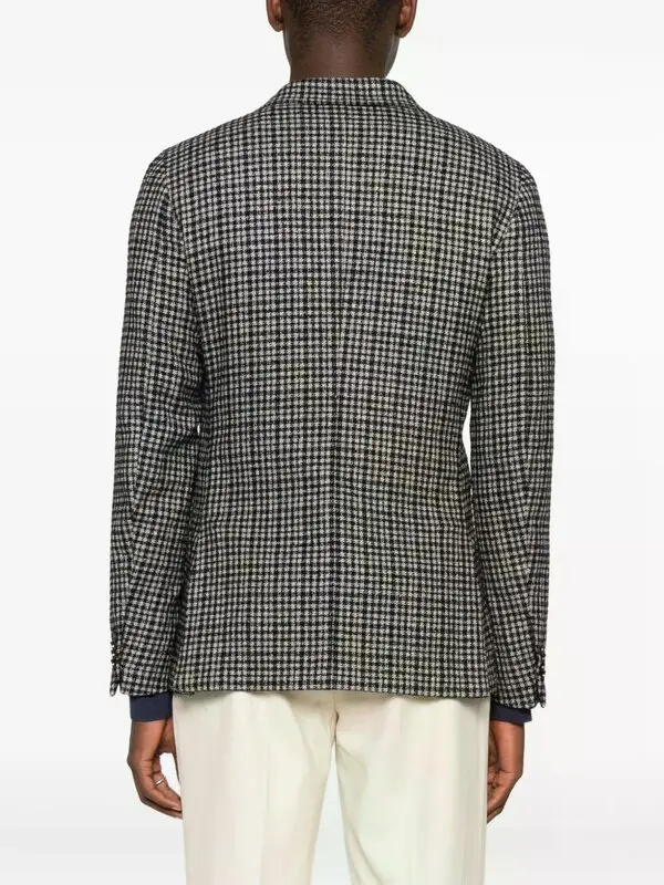 Zegna Checked Two-pocket Blazer - Black