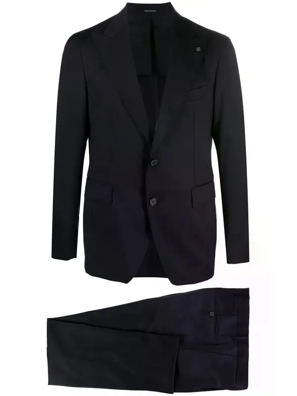 Tagliatore Single-breasted Tailored Suit - Blue