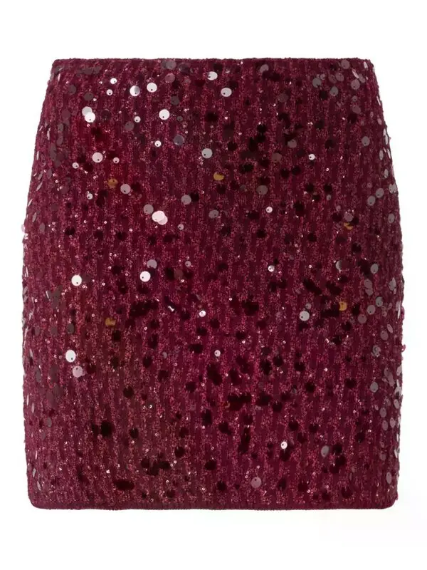 Pinko Mini Sequined Skirt