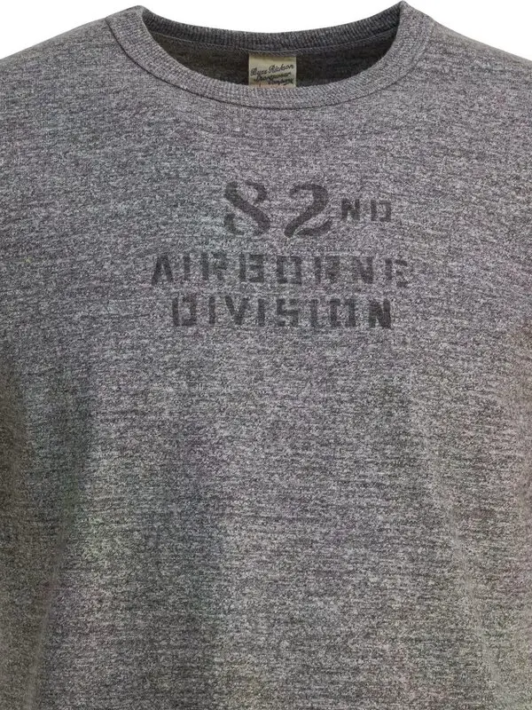 BUZZ RICKSON'S Printed Crew-neck T-shirt
