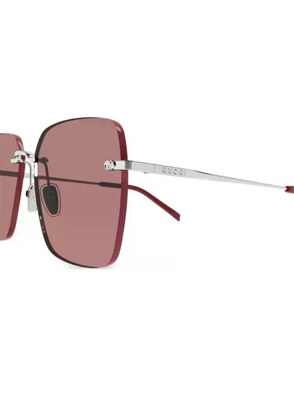 Gucci Square Rimless Sunglasses