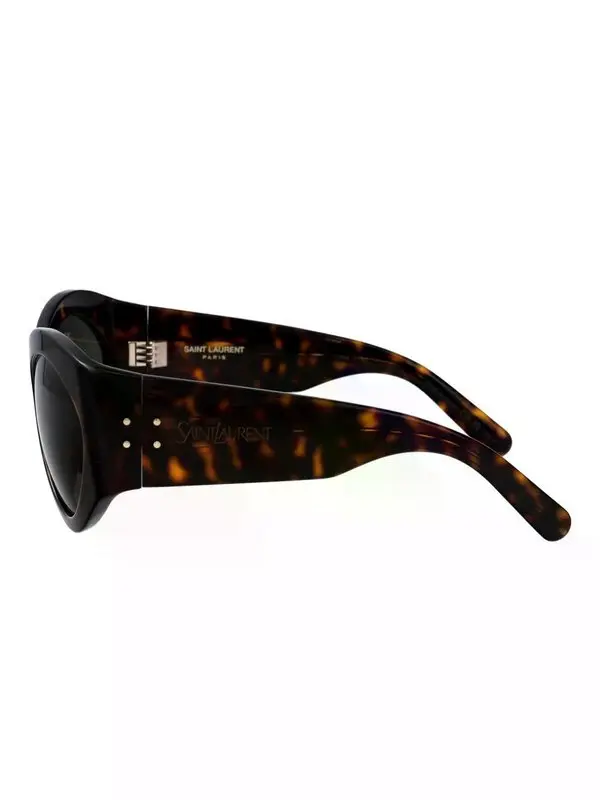 Saint Laurent Tortoiseshell-effect Cat-eye Sunglasses