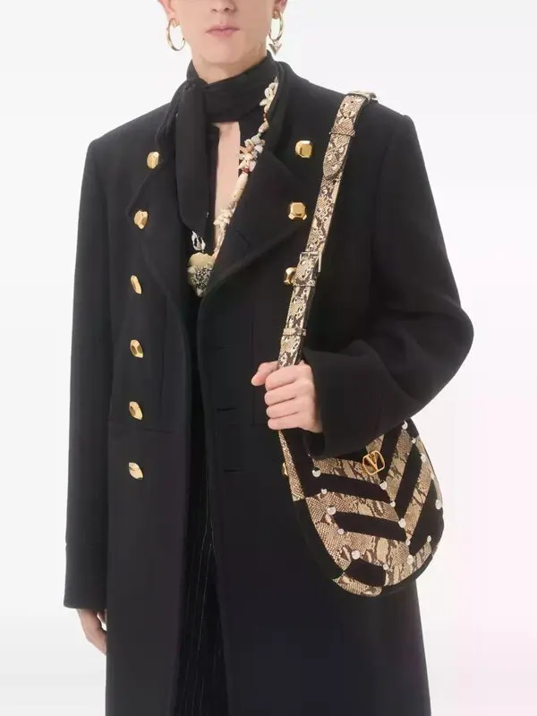 Valentino Garavani Scarf-collar Silk Shirt