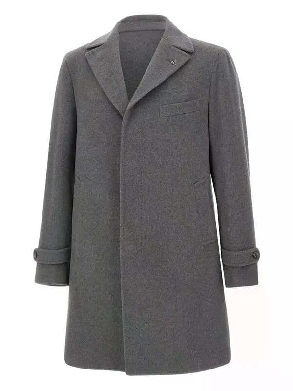 Tagliatore Single-breasted Cashmere Coat