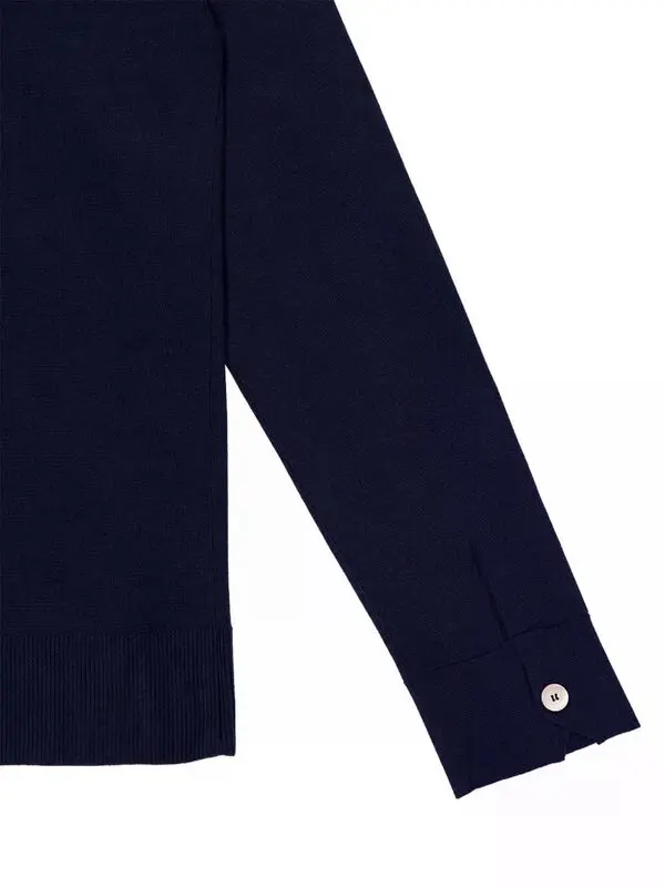PIACENZA CASHMERE 1733 Ribbed Knit Cardigan