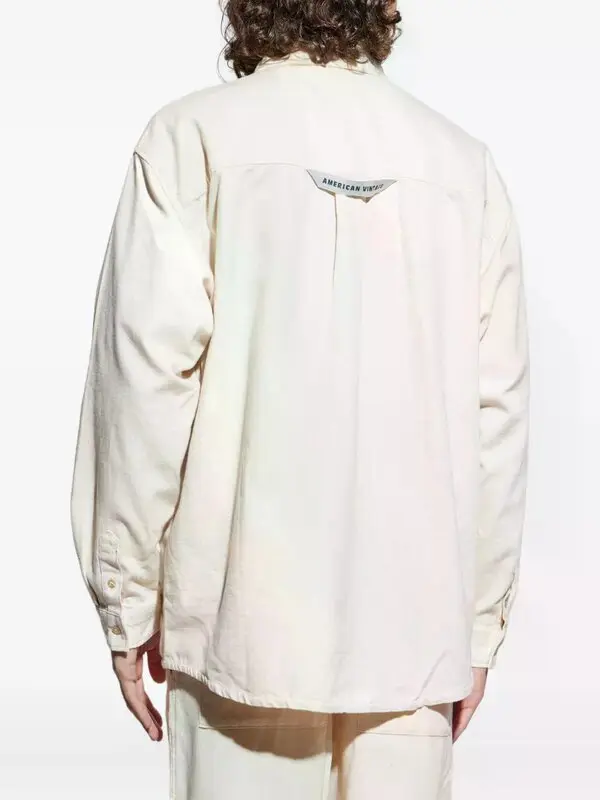 American Vintage Lycaz Cotton Shirt - Neutrals