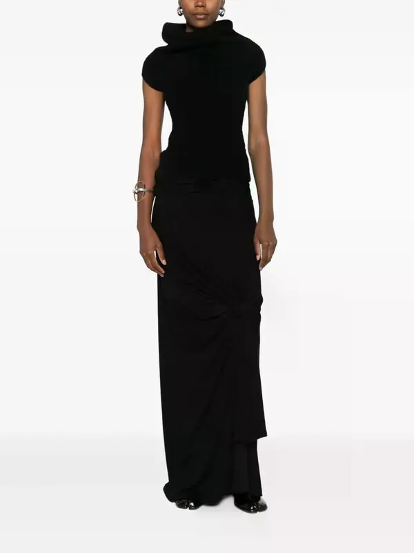 Rick Owens Sleeveless Cowl Neck Top