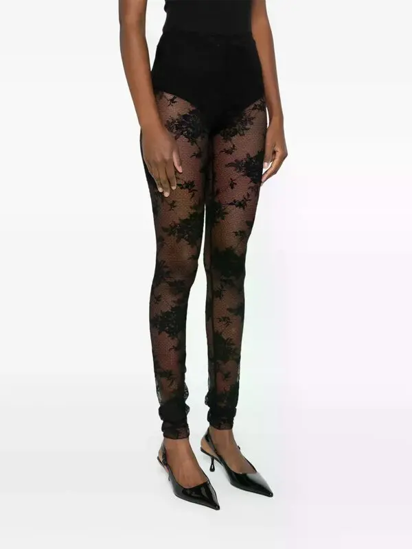 Andamane Lace Leggings - Black