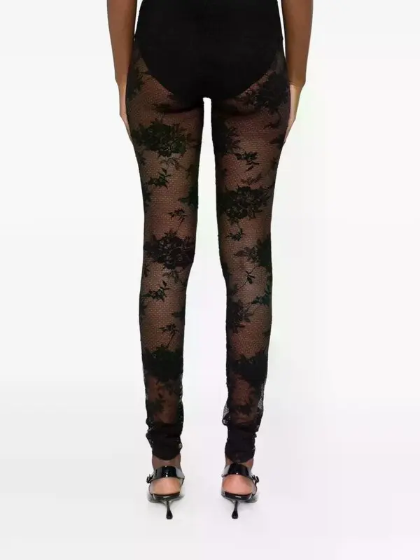 Andamane Lace Leggings - Black