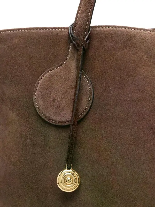 LIFFNER Large Suede Tote Bag