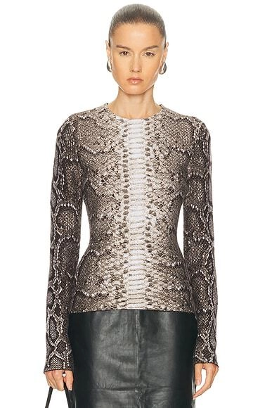 Gabriela Hearst Asha" Top - Greyscale