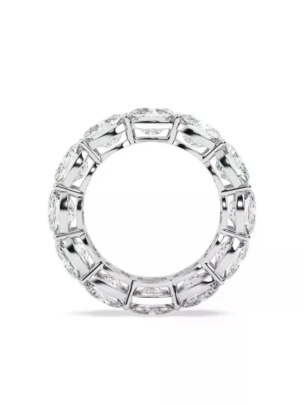 TILLA 14k White Gold Diamond Eternity Ring