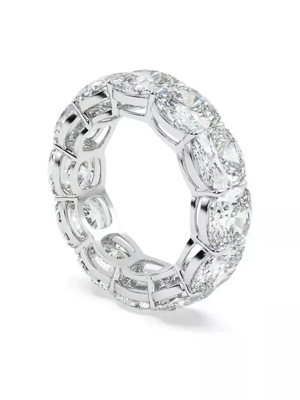 TILLA 14k White Gold Diamond Eternity Ring