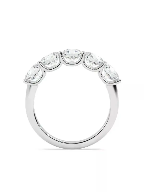 TILLA 14k White Gold Diamond Wedding Band Ring