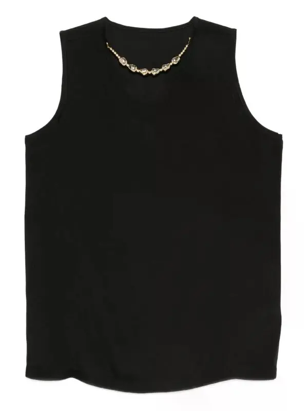 Fabiana Filippi Sleeveless V-neck Top