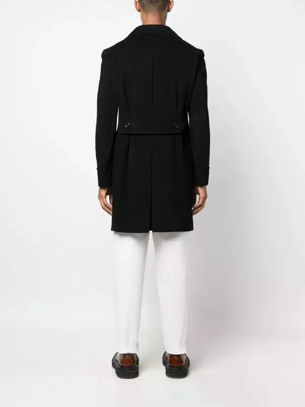 Tagliatore Double-breasted Wool-blend Coat
