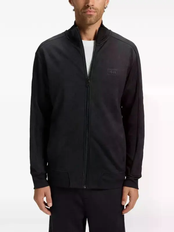 BOSS Long-sleeve Zip-up Cardigan