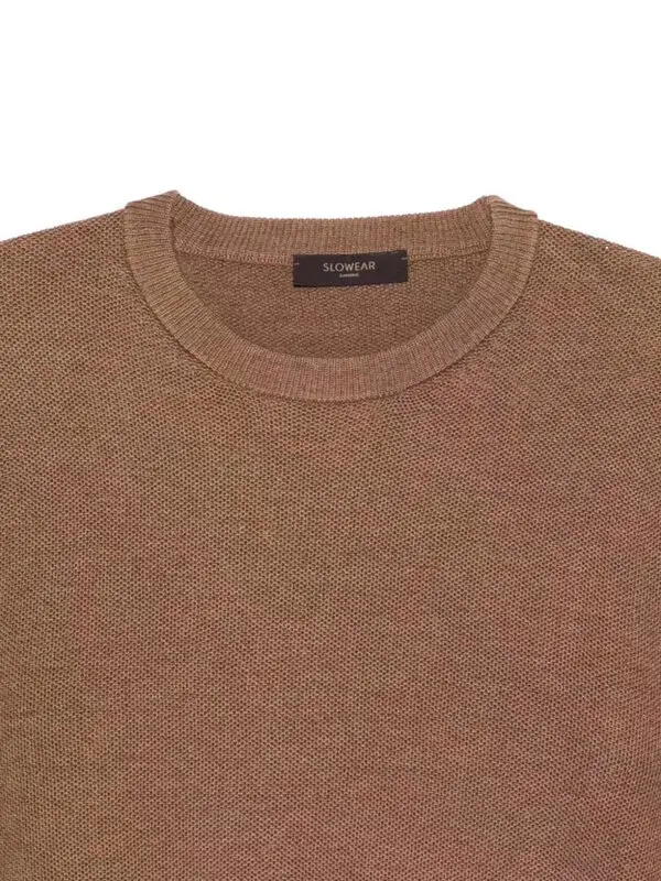 ZANONE Crew-neck Sweater - Brown