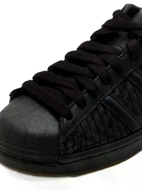 Adidas Superstar Woven Leather Sneakers