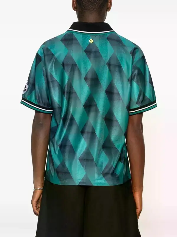 BARROW Printed Polo Shirt - Green