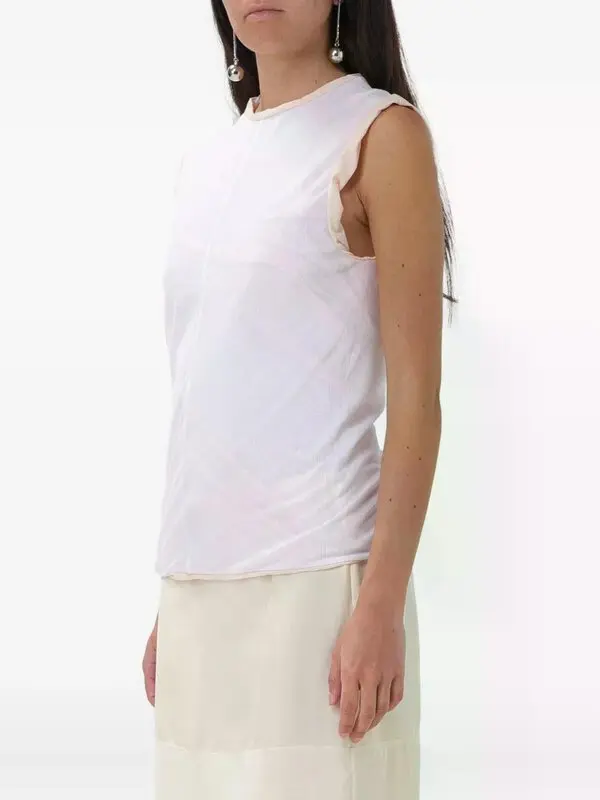 Sportmax Eolo Ruffled Sleeveless Top