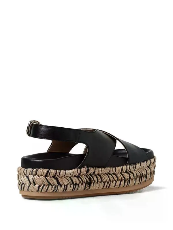 PALOMA BARCELO 35mm Woven Platform Sandals