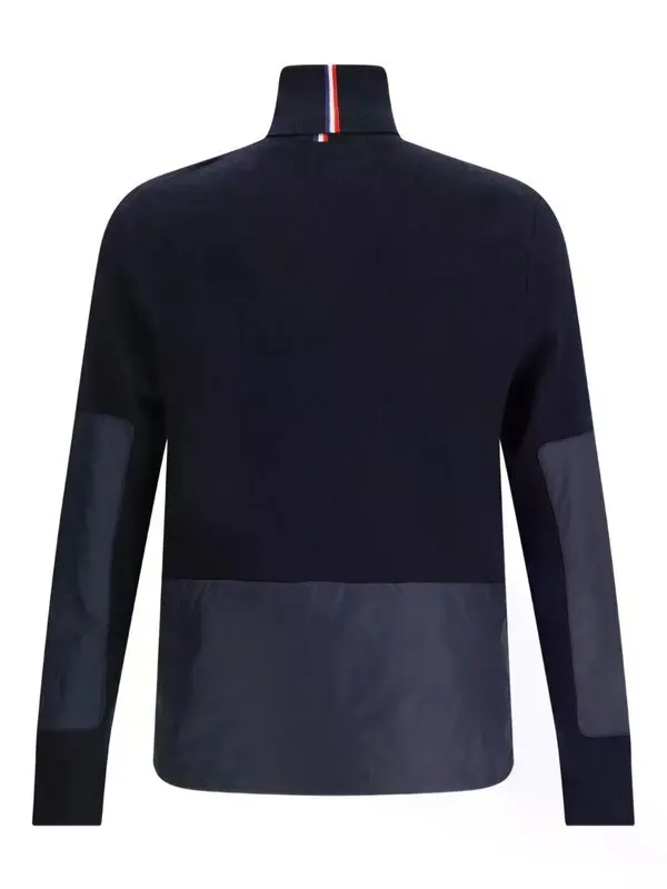 Moncler Logo Patch Roll Neck Sweater