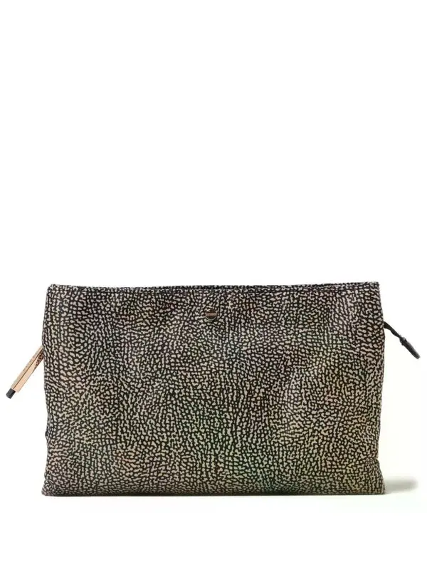 Borbonese Patterned Shoulder Bag - Black
