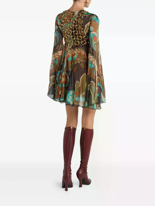 Etro Paisley Chain Crop Top - Neutrals