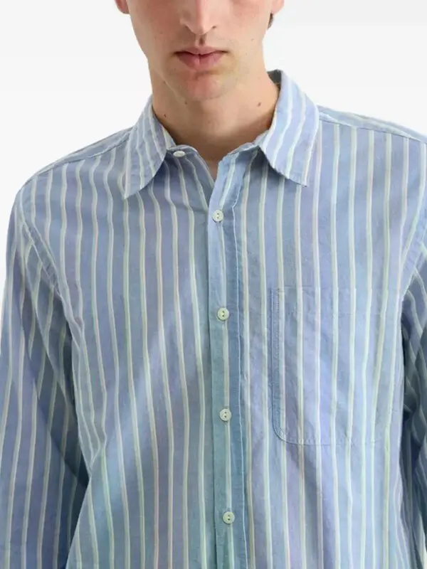 DEAN EDMONDS Striped Pocket Shirt
