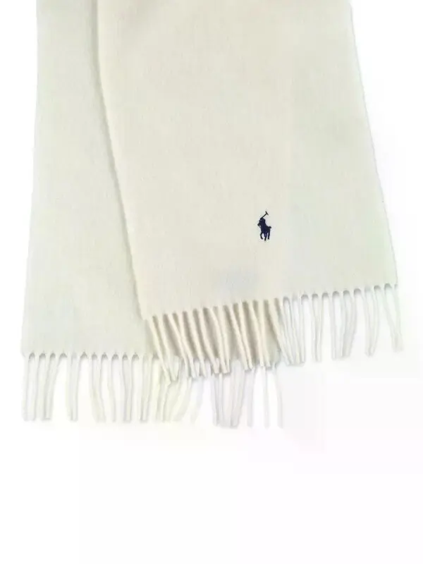 Polo Ralph Lauren Polo Pony-embroidered Scarf - Neutrals