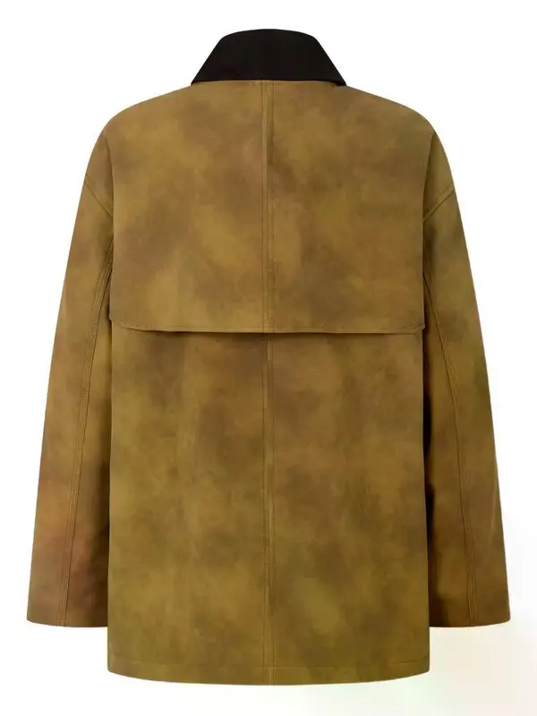 STUDIO TOMBOY Faux-suede Jacket With Contrast Collar