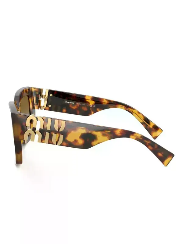 Miu Miu Geometric Frame Sunglasses