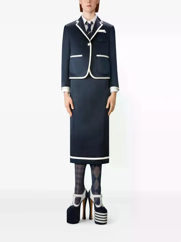 Thom Browne Duchess Satin Blazer