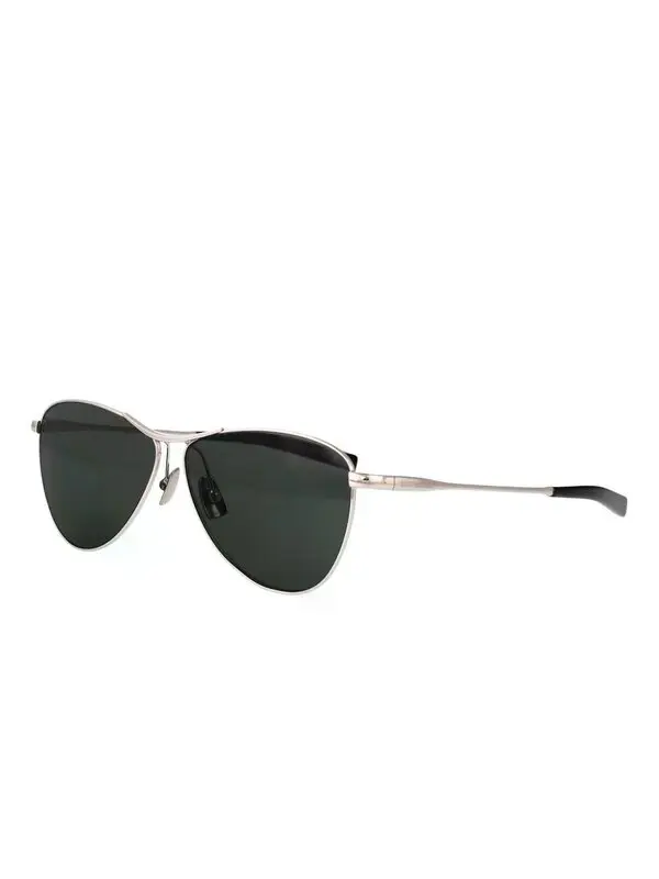 Saint Laurent Vesper Pilot-frame Sunglasses - Silver