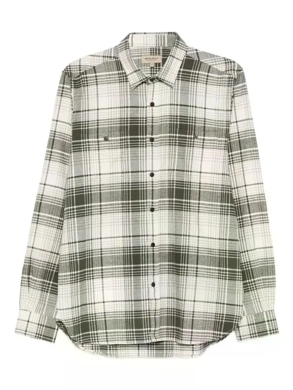 Woolrich Check Shirt - Green