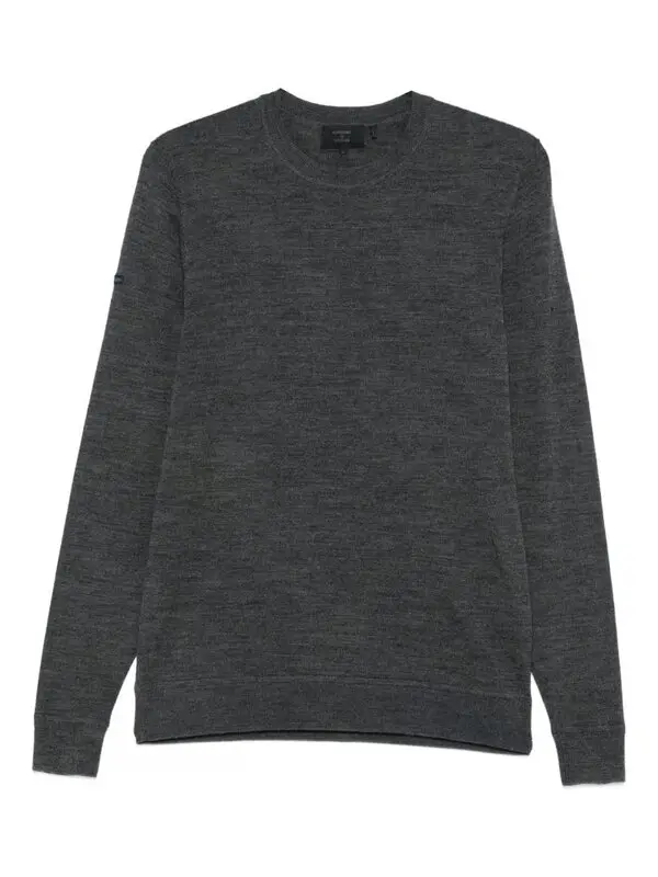 Superdry Wool Crew Neck Long Sleeve Sweater - Grey