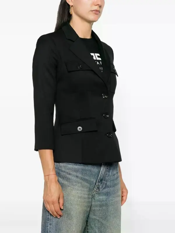 Elisabetta Franchi Multi-pocket Blazer