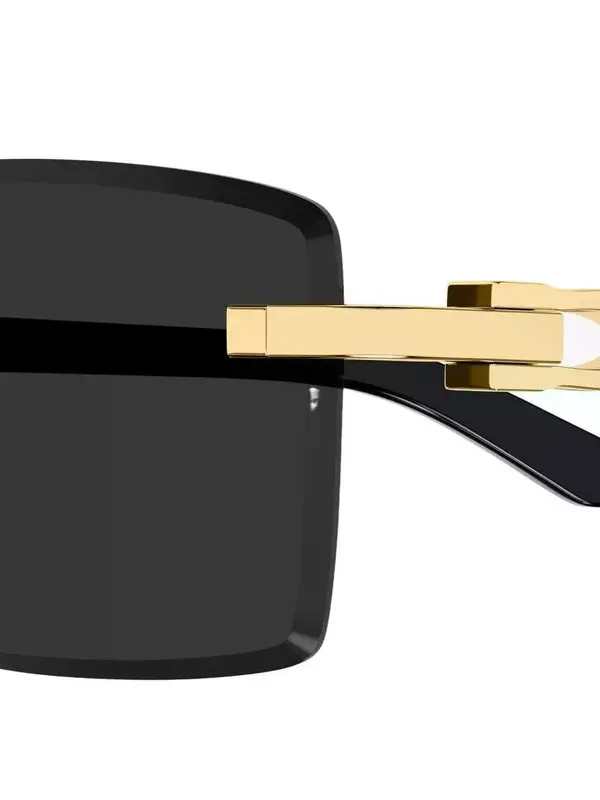 Cartier Rectangle Frame Sunglasses