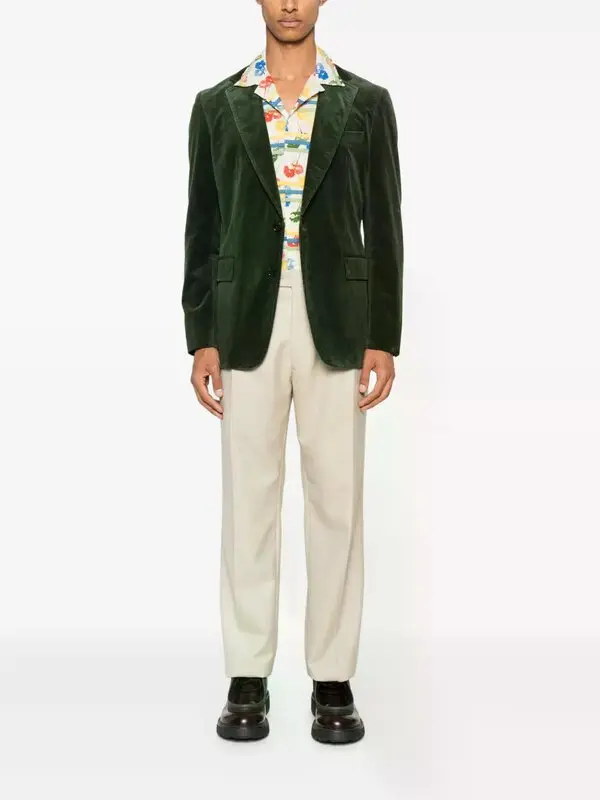 FURSAC Cotton Blazer - Green