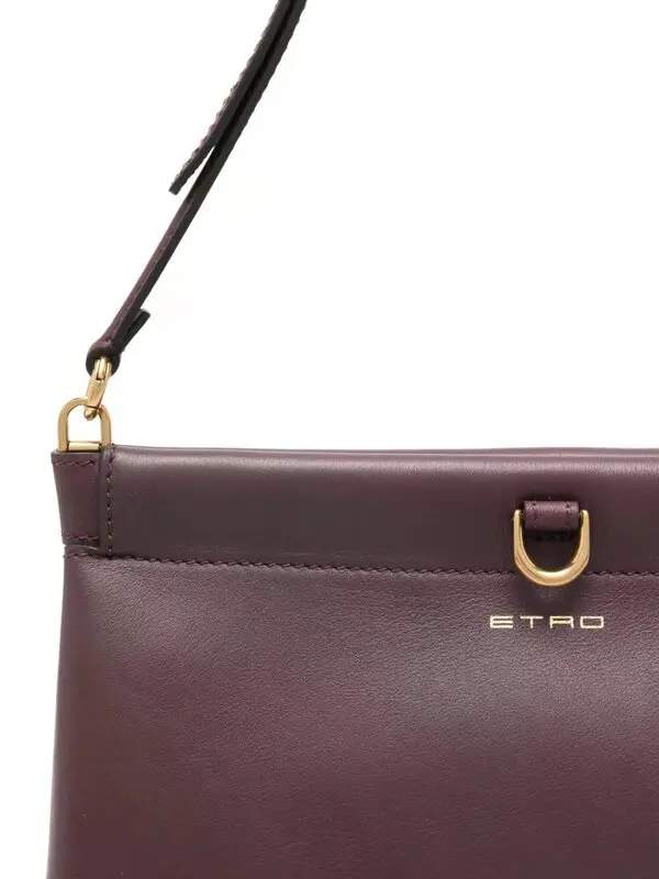 Etro Talk Leather Clutch Bag