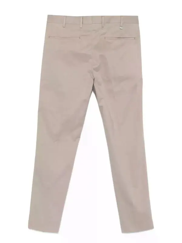 PT TORINO Concealed-fastening Trousers - Neutrals