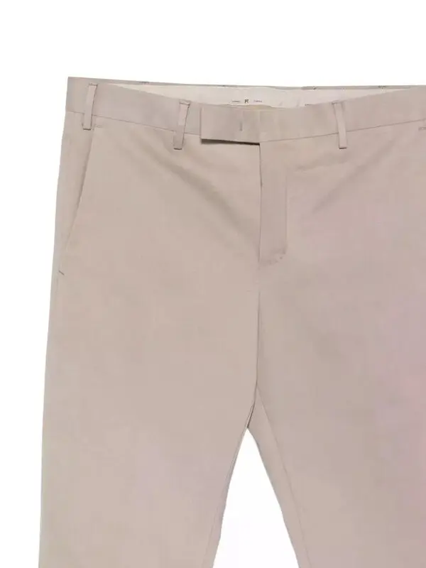 PT TORINO Concealed-fastening Trousers - Neutrals