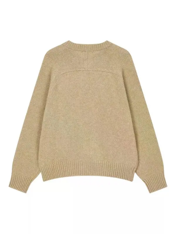 STUDIO TOMBOY Raglan Sleeve Ribbed Knit Sweater