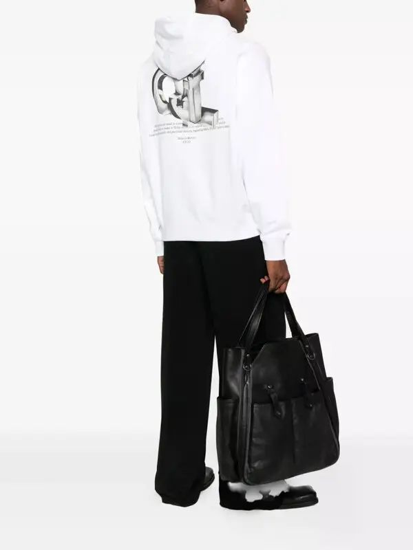 Off-White Logo-print Drawstring Hoodie