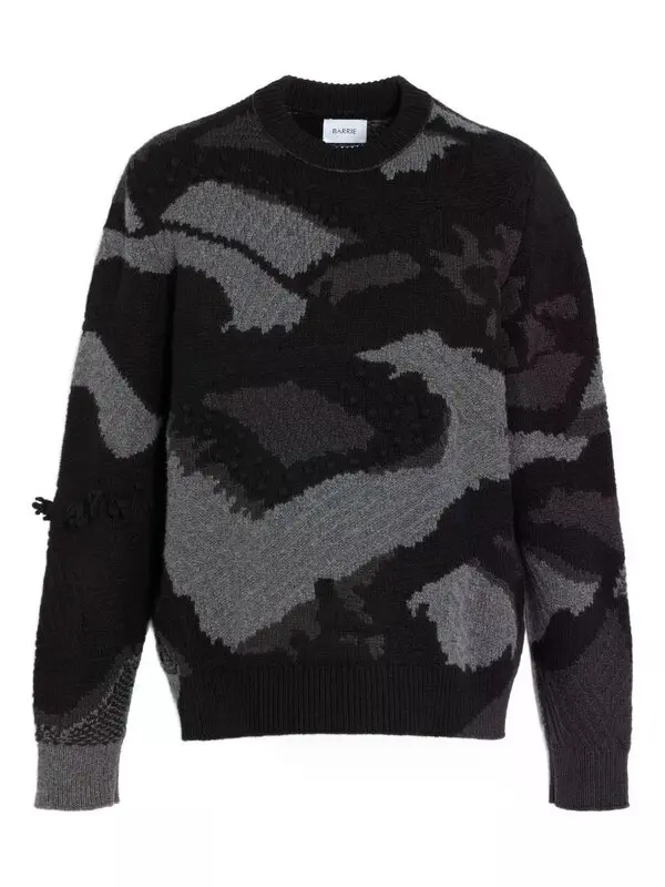 BARRIE Intarsia Knit Sweater