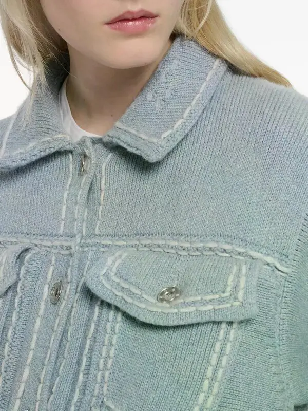 BARRIE Contrast Stitch Jacket