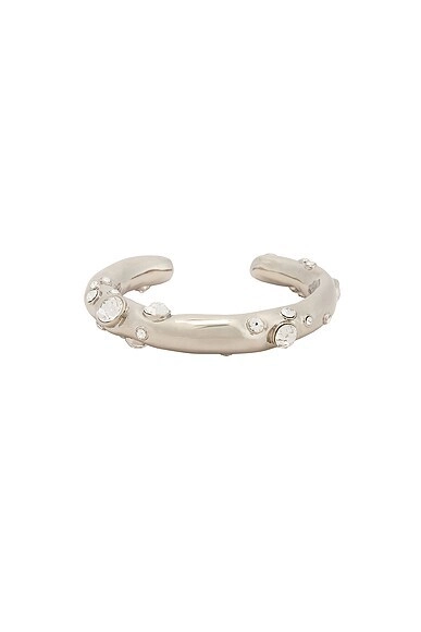 Dries Van Noten Embellished Cuff Bracelet - Silver